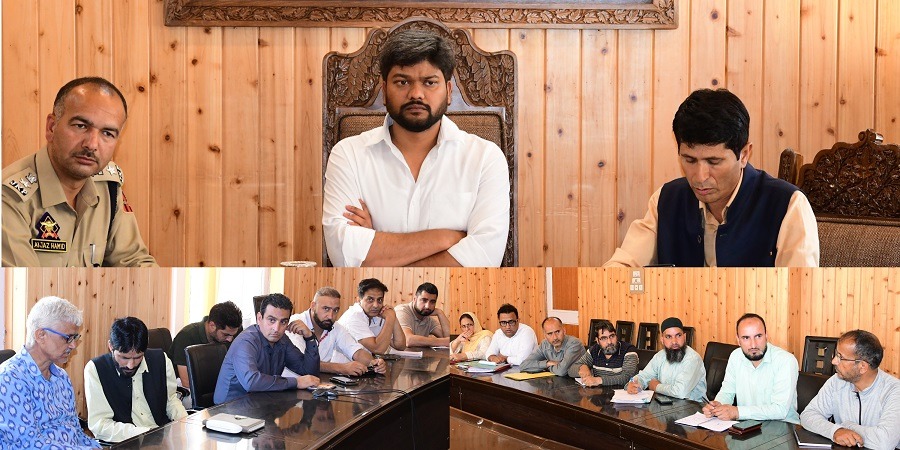 DC Ganderbal reviews arrangements for SANJY-2024 at Transit Camp ...