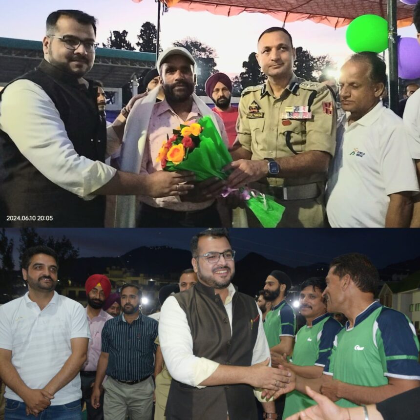 Shaheed Abdul Majeed Memorial Night Tennis Ball Cricket Tournament inaugurated in Poonch ...