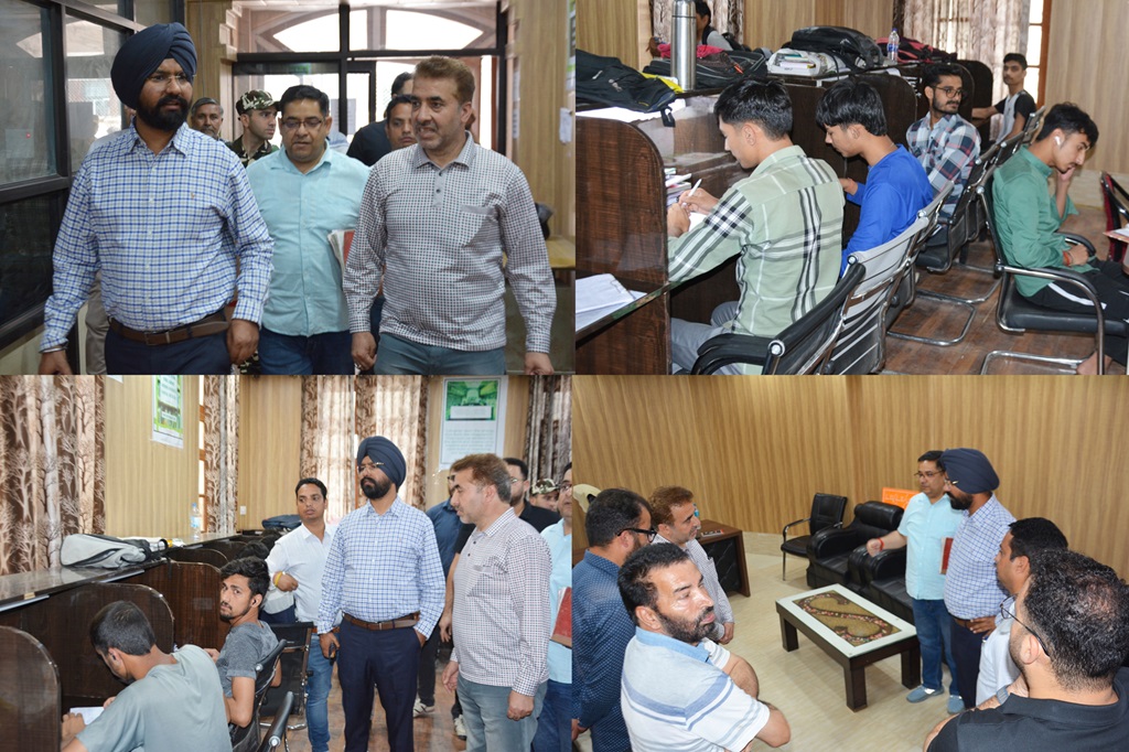 DC Doda inspects multi car parking in New Bus Stand, District Library ... DC Doda inspects multi car parking in New Bus Stand, District Library ...