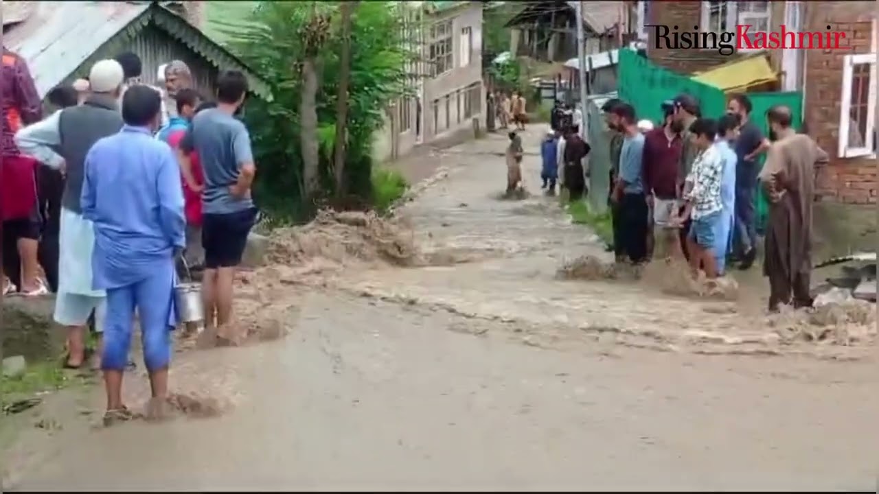 Cloud burst trigger flash floods in Achgooza Pulwama – Rising Kashmir